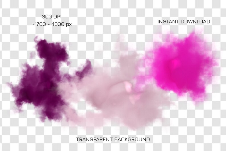 Smoke Overlays Pink Smoke Png Logo Background Pink Fog - Etsy
