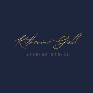 Premade Logo Design, Beauty Logo, Interior Design Logo, Boutique Logo, Luxury Golden Signature ...