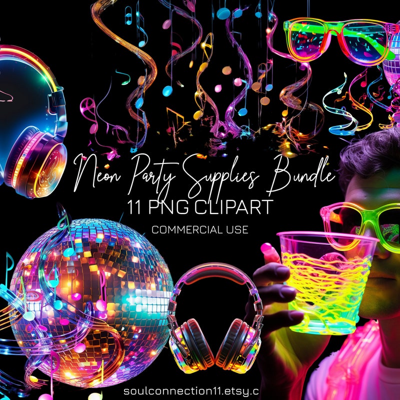Neon Party - Etsy