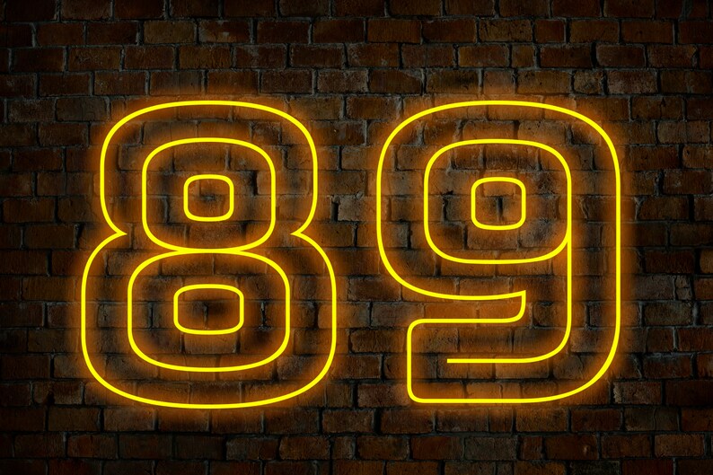 Warm Glow Neon Letters & Numbers PNG Yellow Neon Alphabet - Etsy