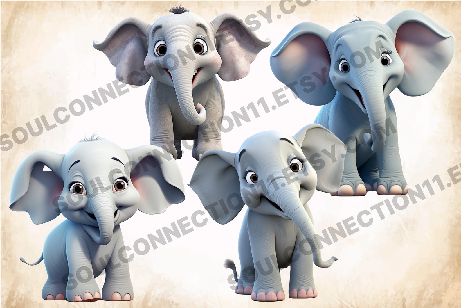 Safari Animals Clipart, African Theme PNG Bundle (digital Sticker) - Etsy