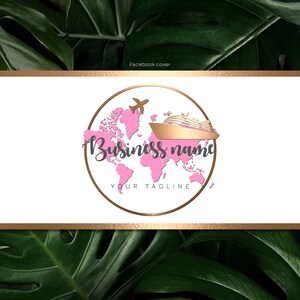 Pink Travel Logo, Travel Agent Logo, Travel Blogger Logo, Travel Blog ...