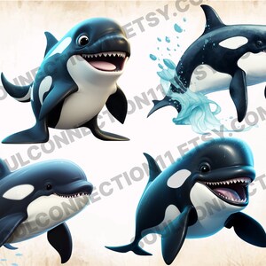 Cute Polar Animals PNG Clipart Bundle, Penguin Clipart, White Bear ...