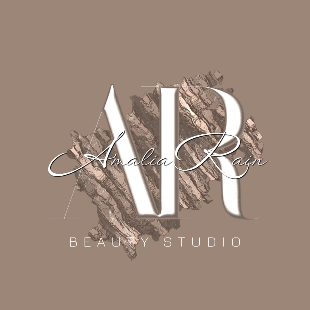 Hazelnut Beauty Logo, Beige Premade Logo Design, Brown Salon Logo ...