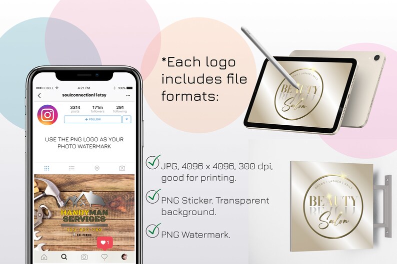 Handyman Services Logo, Premade Construction Logo (digital Files) - Etsy