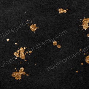 Bronze Splatters Clipart, Bronze Ink Splash PNG, Glitter Bronze ...