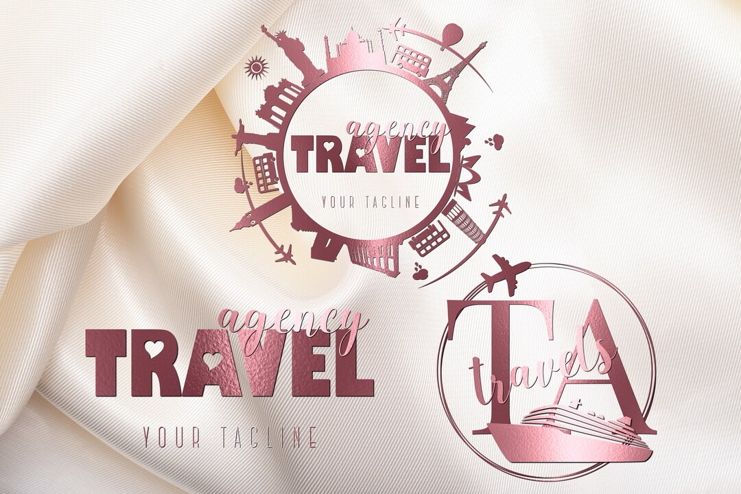 Travel Logo, Travel Agent Logo, Premade Logo, Travel Blog Logo, Luxury ...