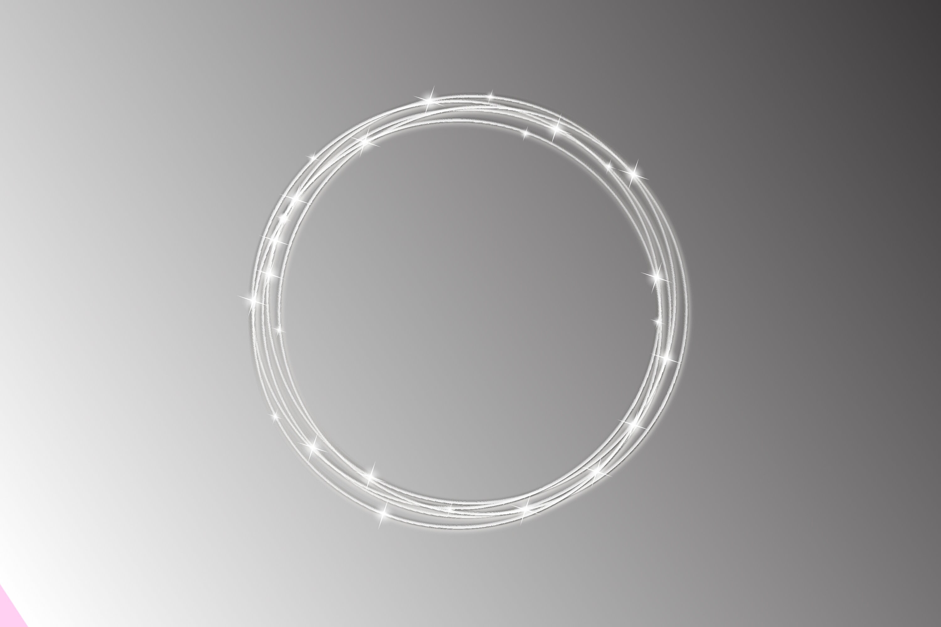 Silver Circle PNG Metallic Logo Background Silver Logo - Etsy