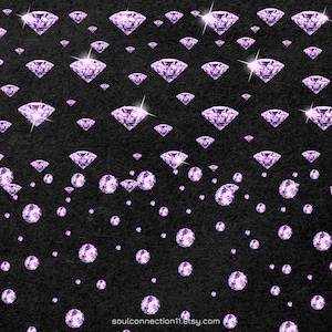 Diamond Clipart, Diamond Confetti Overlays, PNG Diamonds, Glitter ...