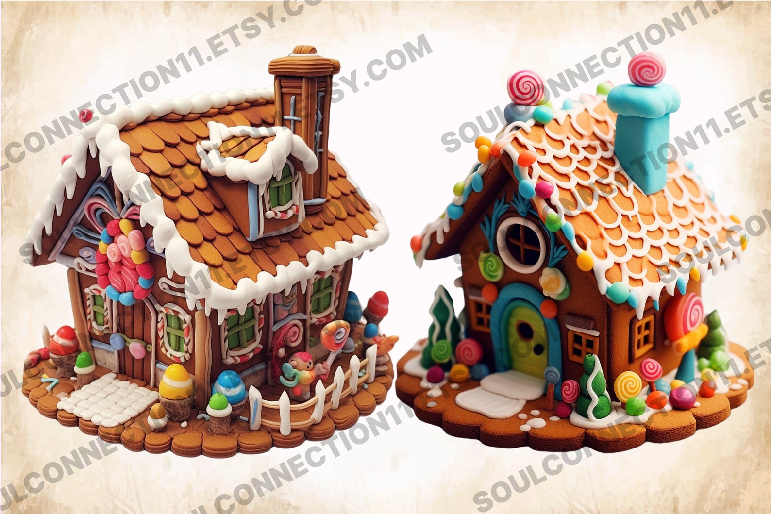 Gingerbread Houses PNG Clipart Gingerbread Man Png - Etsy