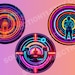 Laser Tag PNG Clipart, Neon Gun Png, Neon Target Png, Birthday Party ...
