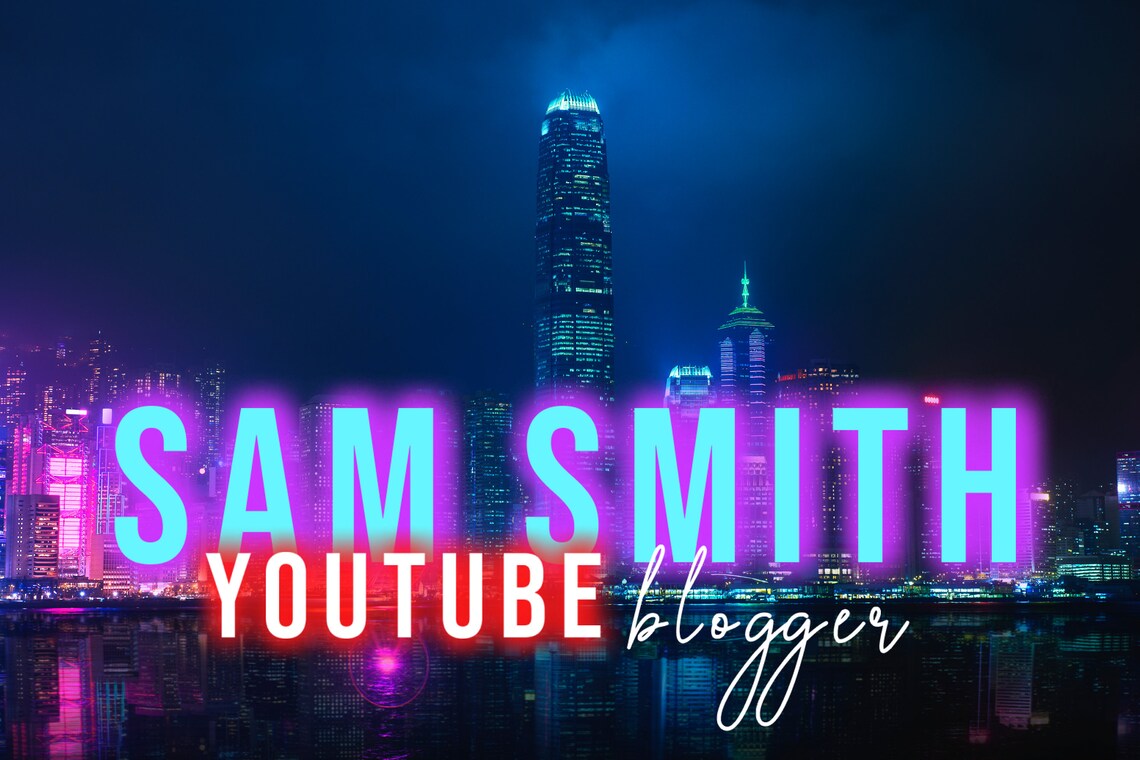 Custom Neon Logo PNG Premade Neon Logo Design Neon Logo PNG - Etsy