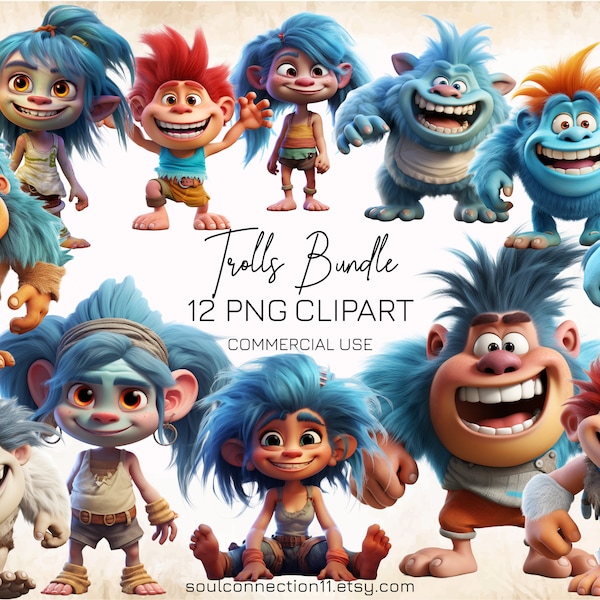 Troll Sublimation Design - Etsy