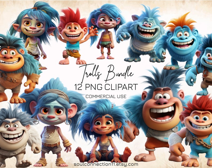 Princess and the Troll Woman Swedish Fairy Tale Print Fantasy Wall Art ...