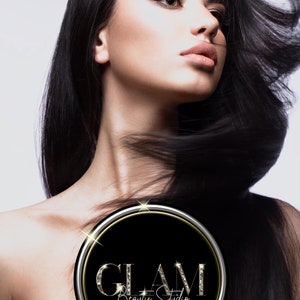 Premade Logo Design, Custom Circle Logo PNG, Round Logo, Glam Logo ...