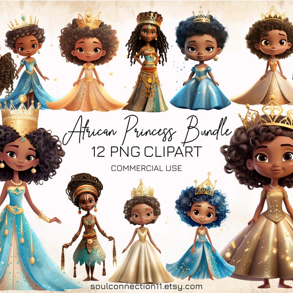 Afro Princess Svg - Etsy