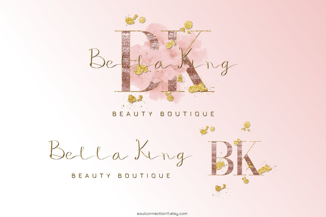 Pastel Pink Premade Logo Design, Beauty Logo Design, Logo Sign, Custom ...