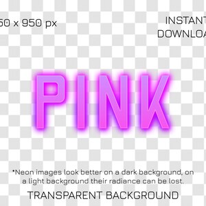 Ultra Neon Alphabet & Numbers, Pink Neon Letters PNG, Purple Neon ...