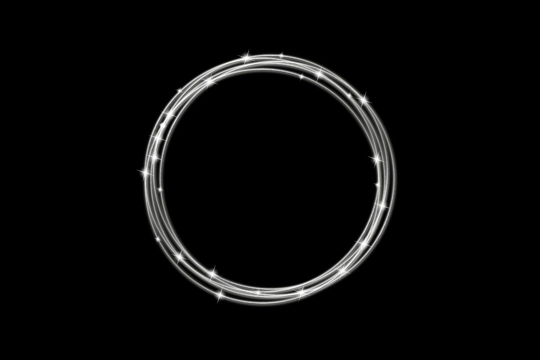 Silver Circle PNG, Metallic Logo Background, Silver Logo Frame, Sparkle ...