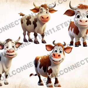 Farm Animals PNG Clipart, Home Animals Clipart Bundle, Sheep, Cow ...