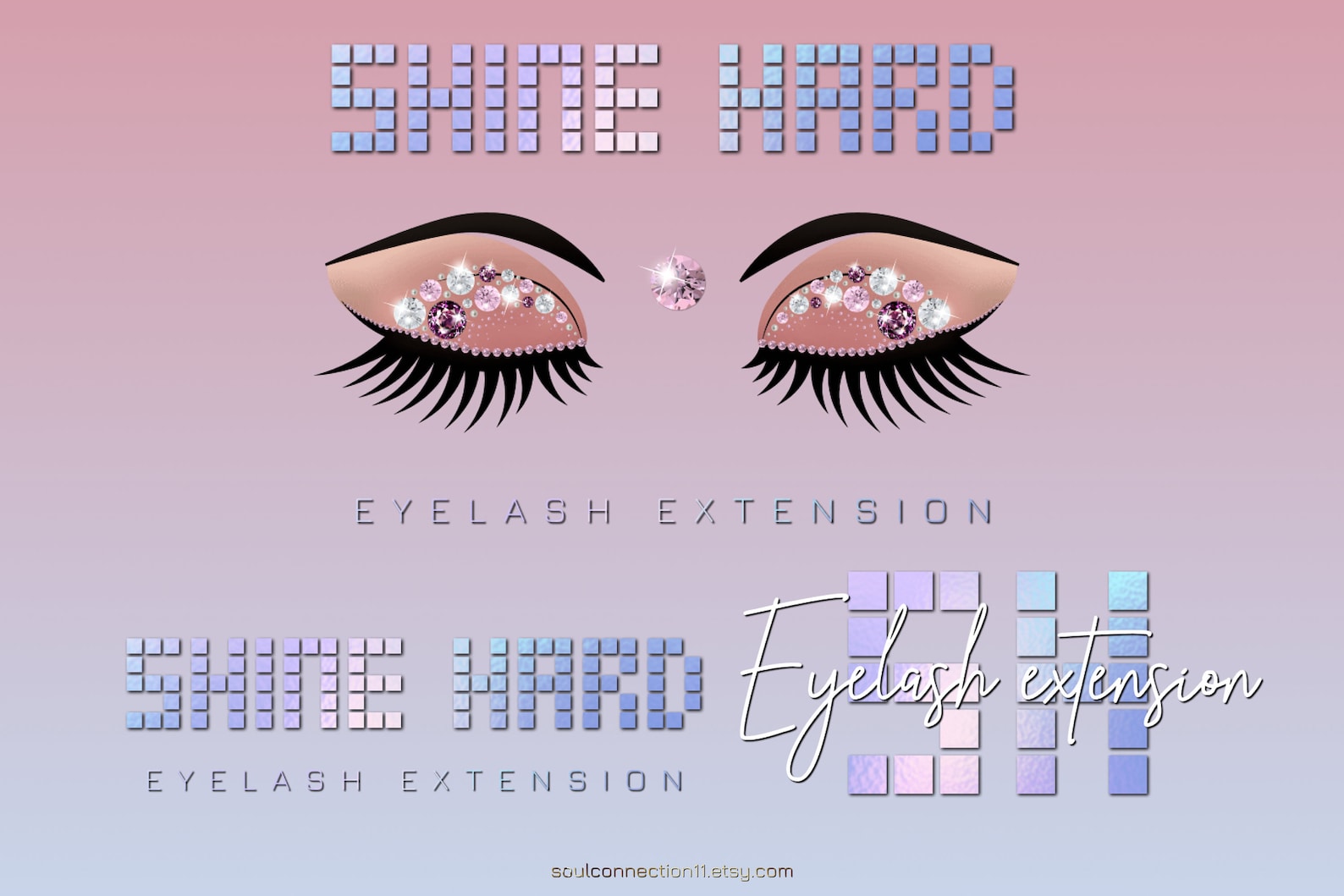 Lash Logo Design Lash Extension Logo Lash Business Logo - Etsy
