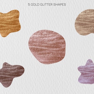 Abstract Shapes Clipart, Boho Figures PNG, Bohemian Spot Bundle ...