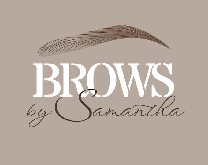 Beauty Logo, Brows Logo, Brow Artist Logo, Minimalist Logo, Salon Logo ...