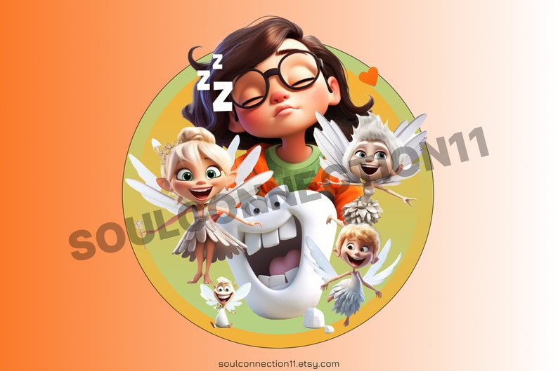 Tooth Fairy Cake Topper Printable Tooth Cake Centerpiece - Etsy