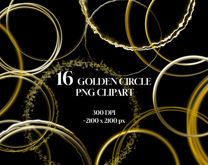 Gold Circle PNG JPG Gold Foil Overlay Circle Clipart Gold Circle Frame ...