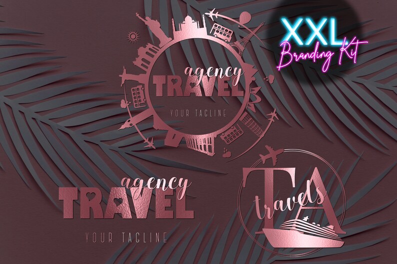 Travel Logo, Travel Agent Logo, Premade Logo, Travel Blog Logo, Luxury ...