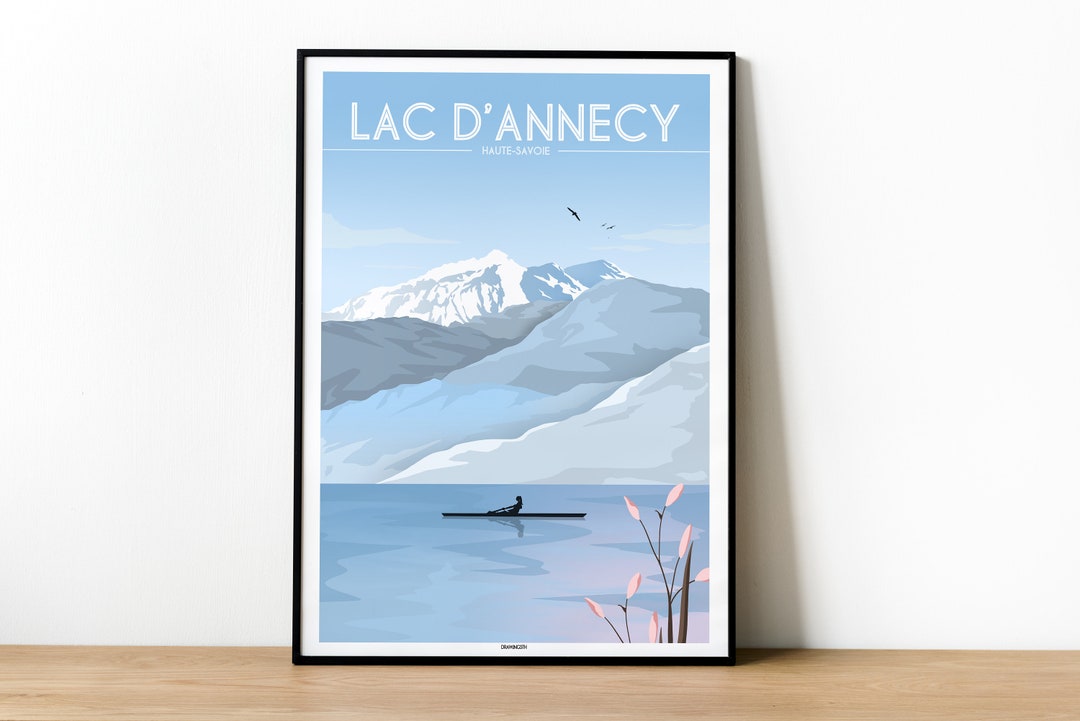 Poster Lake ANNECY HAUTE-SAVOIE - Etsy