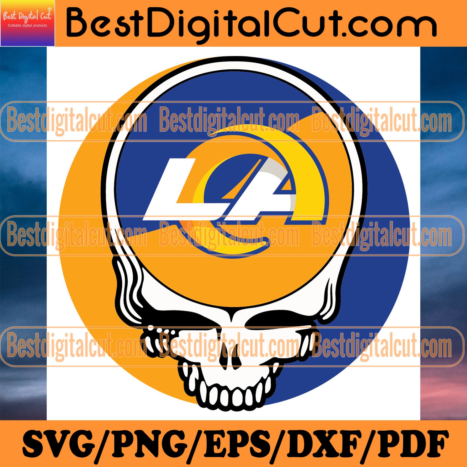 Los Angeles Rams Skull Svg Sport Svg Football Svg Football | Etsy Los Angeles Rams Skull Svg Sport Svg Football Svg Football | Etsy