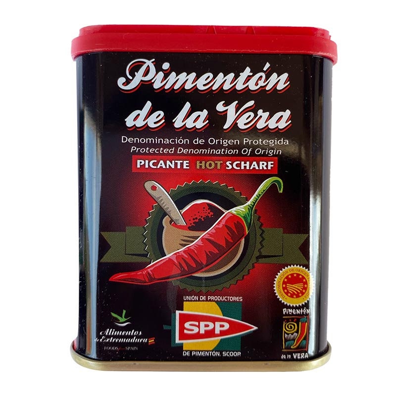 Pimentón Ahumado Picante DE LA VERA 75g Pimentón de la Vera Picante ...