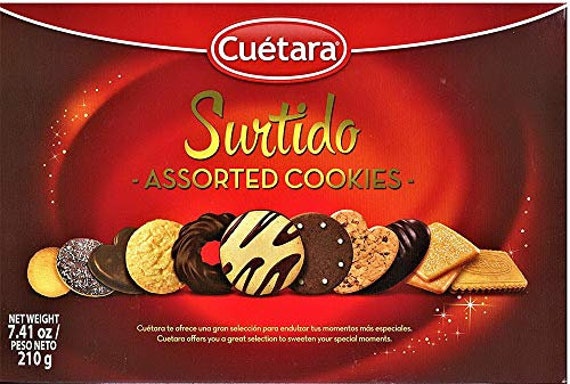 Assorted Cookies CUETARA 210g galletas Surtidas - Etsy