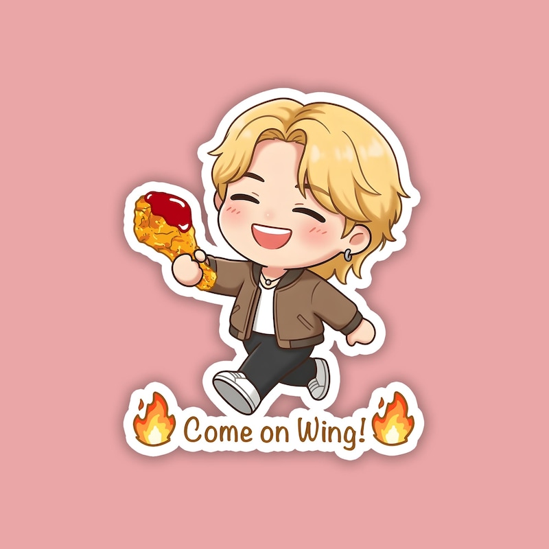 Jimin Laptop Stickers - Etsy