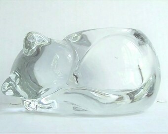 Indiana Glass Cat | Etsy