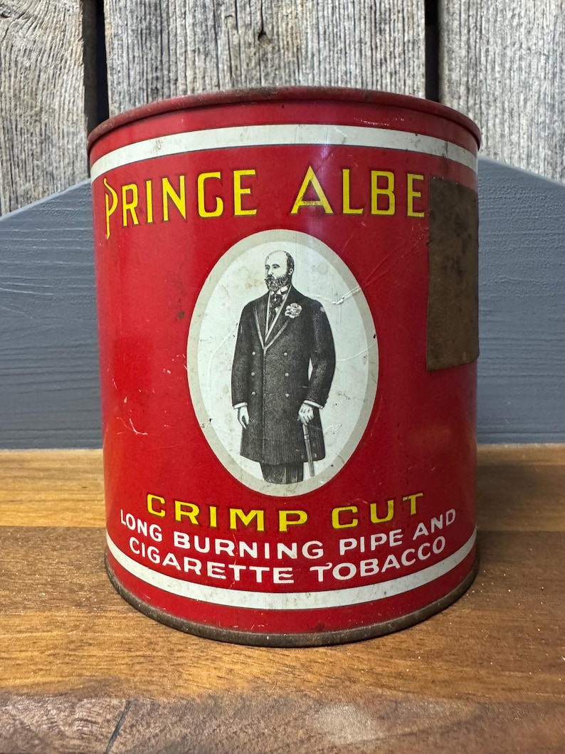 Prince Albert Crimp Cut Pipe and Cigarette Tobacco Tin - Etsy