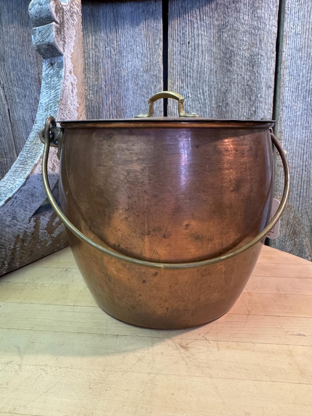 Italian Jenzo Lidded Copper Pot - Etsy