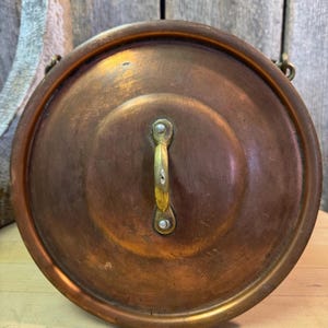 Italian Jenzo Lidded Copper Pot - Etsy