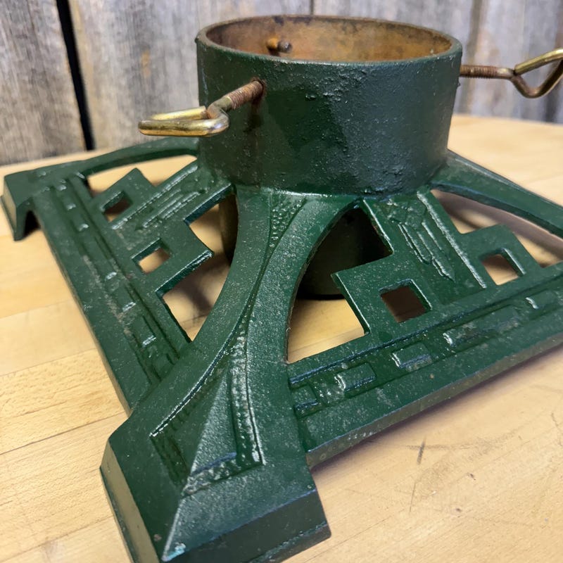 Cast Iron Tree Stand - Etsy