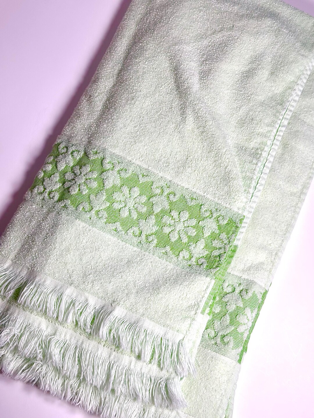 Vintage Bath Towels, Set of 2, 70s - Etsy