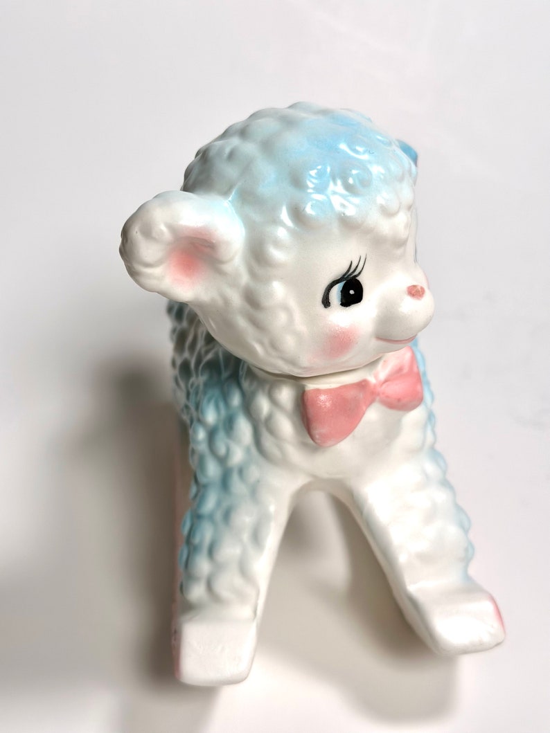 Vintage Planter, Kitsch Lamb, Relpo, Japan - Etsy
