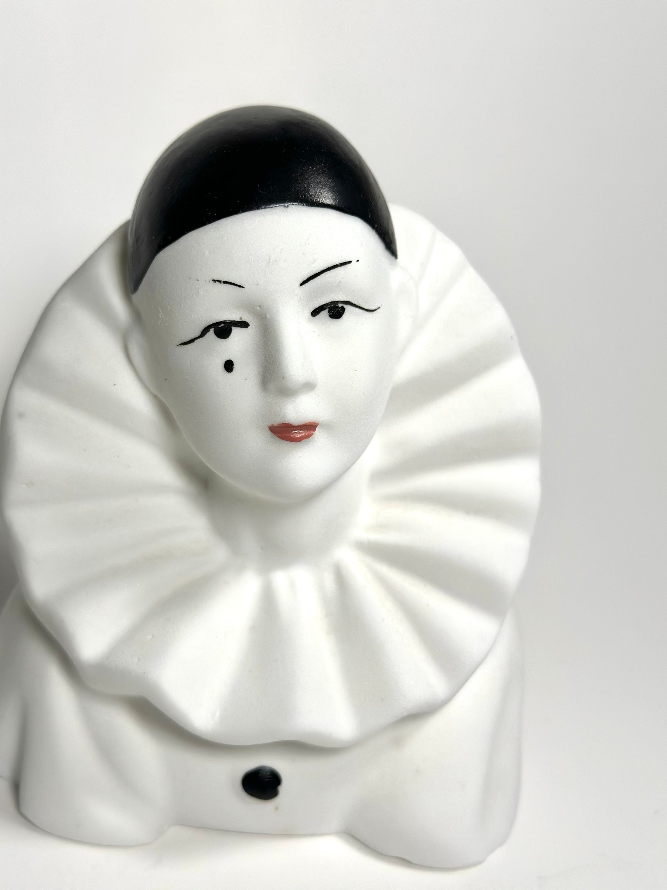 Vintage Pierrot, Clown Figurine, Knick Knack, 80s - Etsy UK