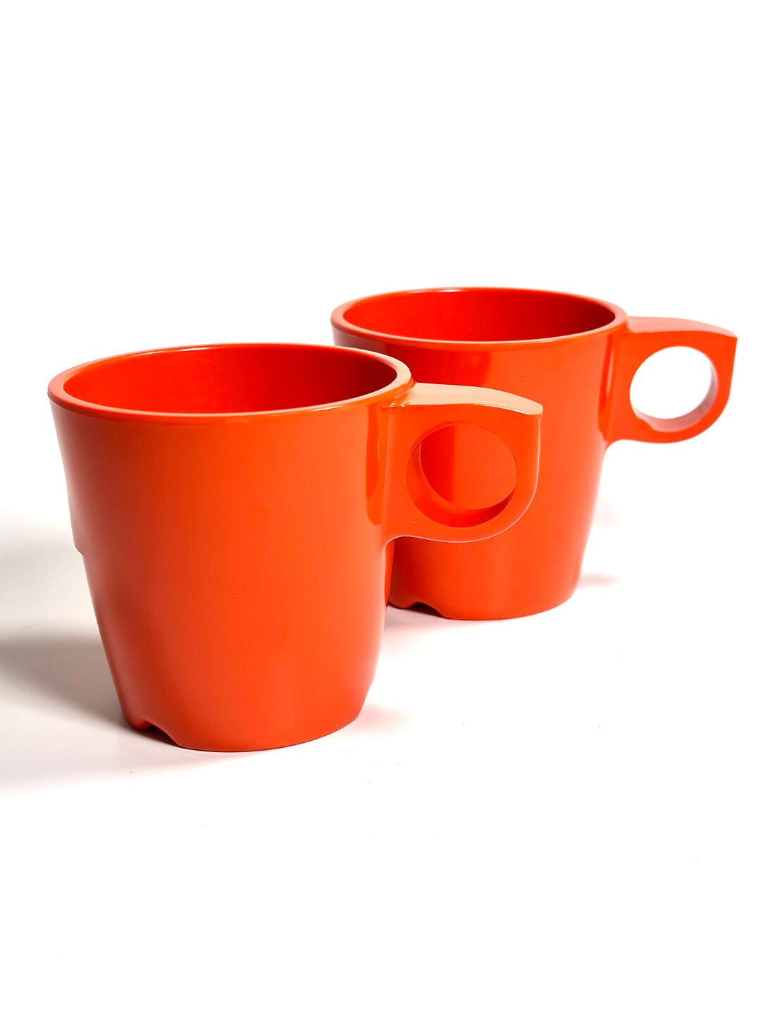 Vintage Mugs, Melmac, Orange, 50s - Etsy