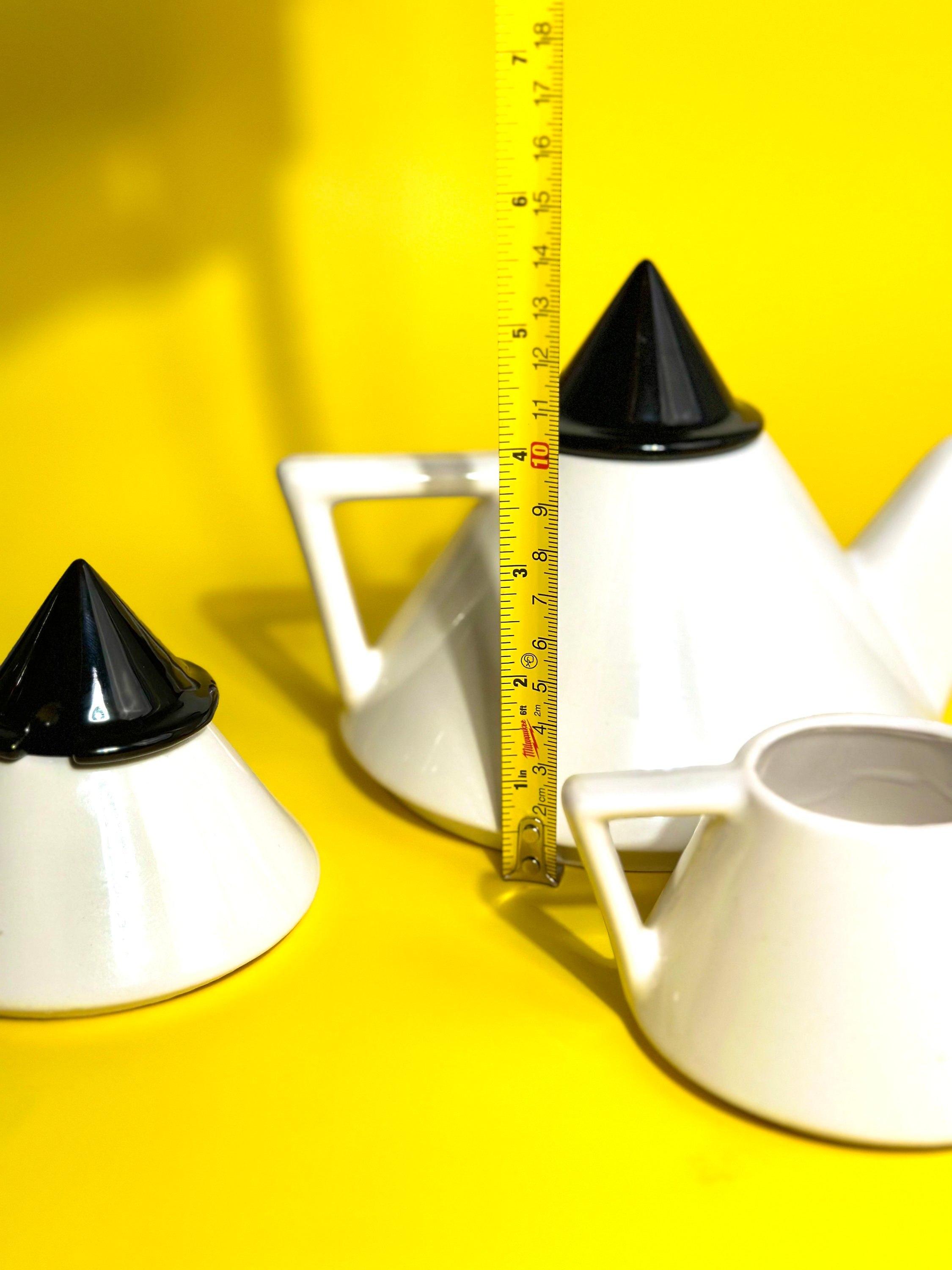 Vintage Minimalist Style Tea Set, 80's Postmodern Memphis, Taiwan ...