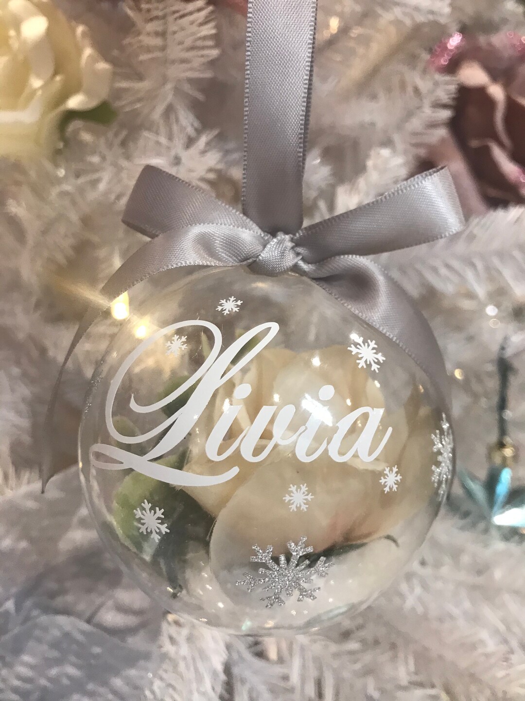 Personalised Filled Baubles - Etsy.de