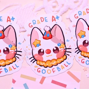 Grade A+ Goofball Sticker, Vinyl Sticker, Cute Sticker, Aesthetic ...