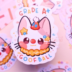 Grade A+ Goofball Sticker, Vinyl Sticker, Cute Sticker, Aesthetic ...