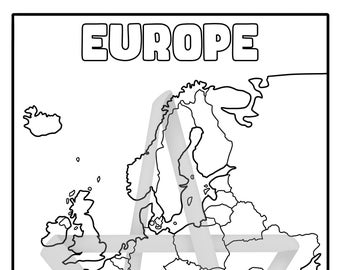 coloring page denmark