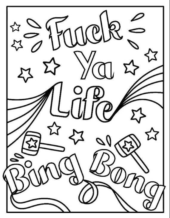 Bong Coloring Pages